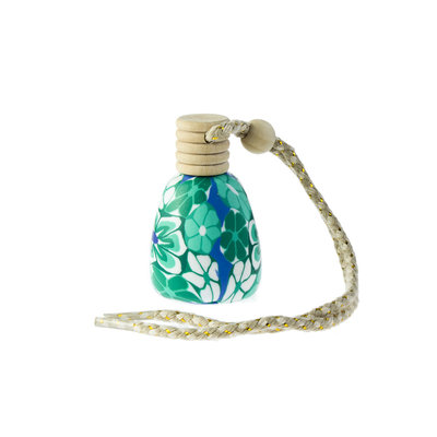 Gradient 5Ml Car Diffuser Bottles With Wooden Cap Screen Printing
