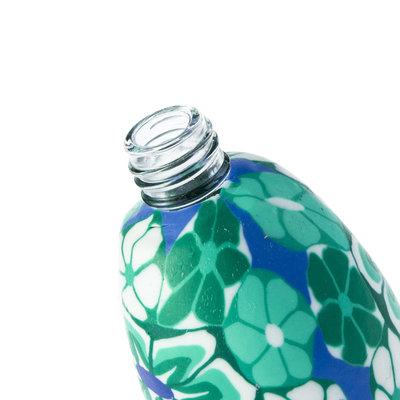 Gradient 5Ml Car Diffuser Bottles With Wooden Cap Screen Printing