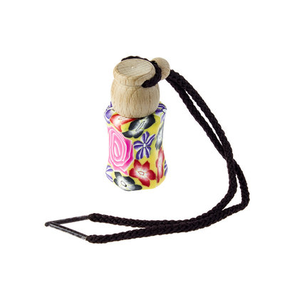 ISO9001 Polymer Clay Car Perfume Bottle Glass 5Ml To Air Freshener