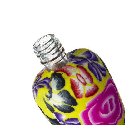 Screw Cap 15Ml Clay Perfume Bottles For Perfume Packaging Eco Friendly