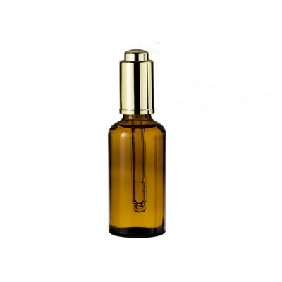 Clear Glass Eye Brown Essential Oil Bottles With Dropper Aromatherapy Containers
