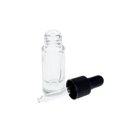 Amber Empty Screw Essential Oil Glass Bottles With Pippettes Droppers