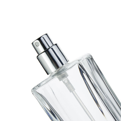 100Ml Clear Finest Glass Perfume Spray Bottles With Aluminium Spray Pump