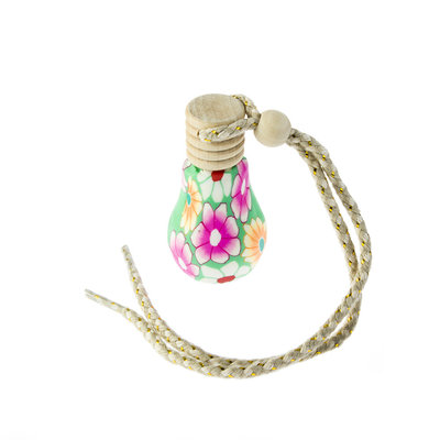 Empty 5Ml Car Perfume Bottle Glass Car Freshener Bottle With Rope