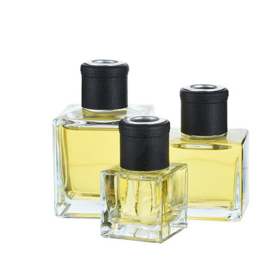 Customized Refillable Cube Reed Diffuser Bottles 50ml 100ml 200ml