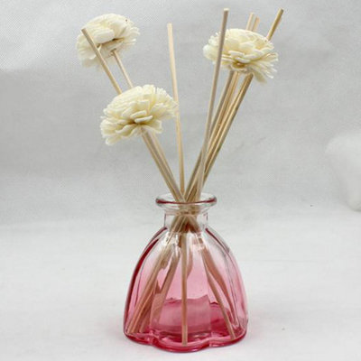 Eco Friendly Beautiful Glass Reed Diffuser Bottles Oil Diffuser Bottle