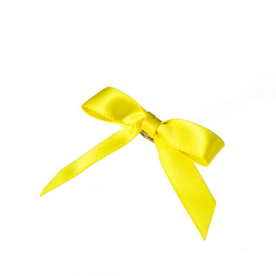 Printed Perfume Bottle Handmade Ribbon Bows Tie With Elastic Loop