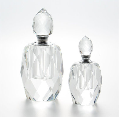 High Grade K9 Crystal Empty Decorative Perfume Bottles Glass Perfume Atomizer