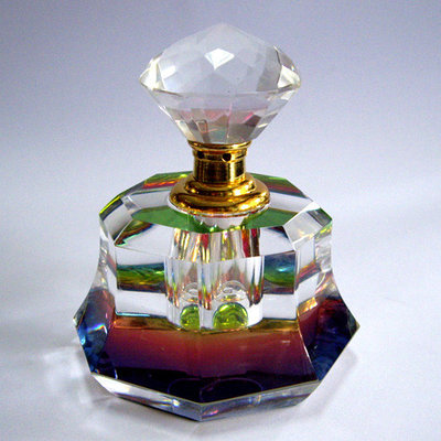 Nickel Free Crystal Perfume Atomizer Crystal Perfume Bottle With Stopper