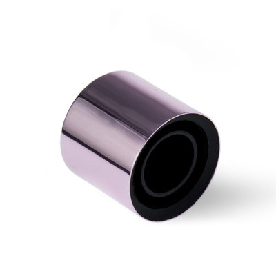 Round Screw Pink Aluminum Perfume Bottle Caps Smooth Surface 13g