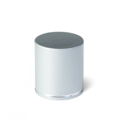 Matt Silver Round Perfume Bottle Caps For Glass Bottle Perfume Cap
