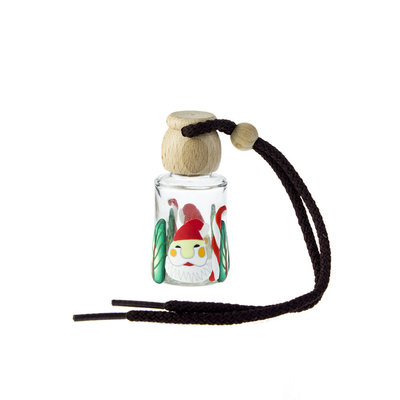 Empty Perfume Bottle 5Ml Car Air Freshener Bottle With Wooden Cap