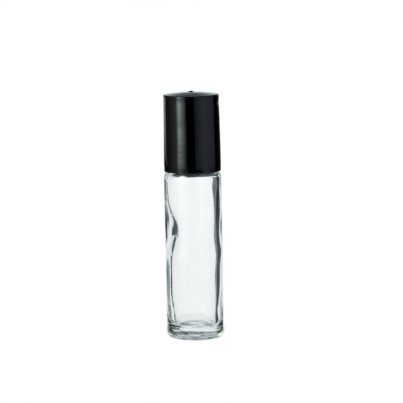 4ml 6ml 8ml 10ml Clear Roll On Perfume Bottles With Aluminum Cap Round