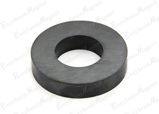 Permanent  Ferrite Ring Magnet , Ferrite Round Magnet Fe2O3 And BaO Or SrO