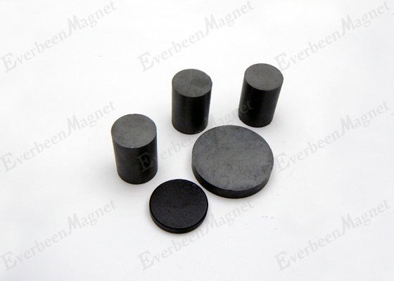 Round Small Ceramic Magnets  For Sensors / Buttons / Crafts , Axial Magnetized Ceramic Disc Magnets