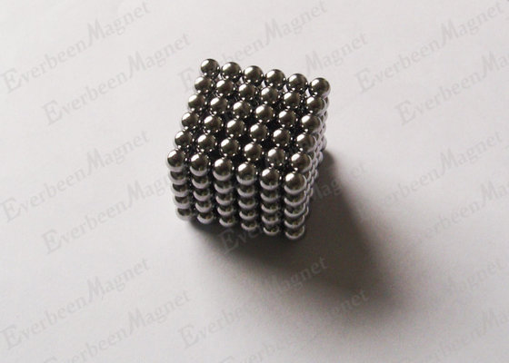 N38 Dia 5mm Small Ball Magnets , Spherical Neodymium Magnets Plating Ni For Jewelry