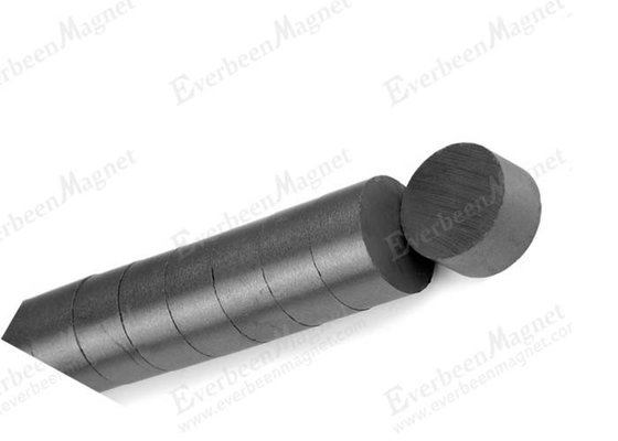Round Disc Ceramic Hard Ferrite Magnets C5 Powerful High Energy Anti - Rust For Meter