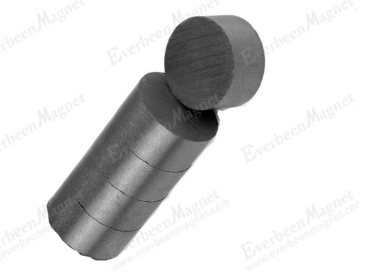 1 " Dia Disc Ceramic Magnets  SrO Or BaO And Fe2O3 High Standard For Meter Sensors