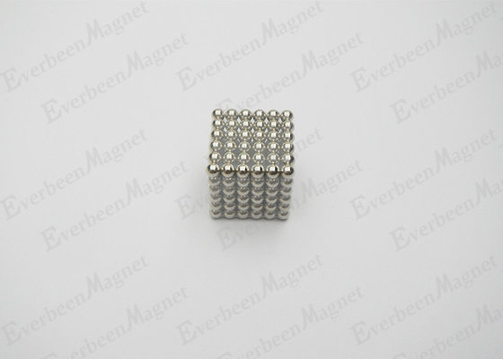 Toys 5mm Neodymium Ball Magnets Ni Chrome Coating NdFeB N35 Grade Customized
