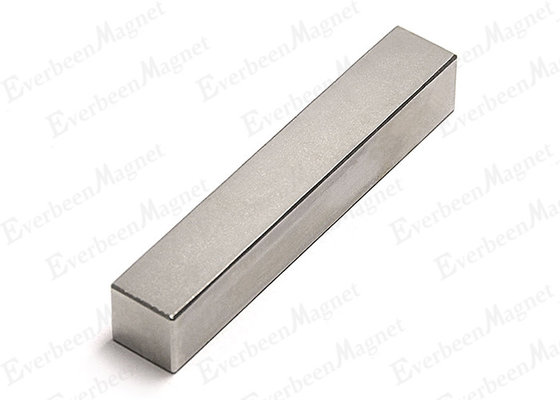 Long Bar NdFeB Permanent Magnets Length 100mm High Flux For Electronic Products