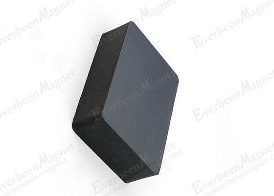 Big Ceramic Permanent Hard Ferrite Magnets Block  High intrinsic coercive force for DC Motors