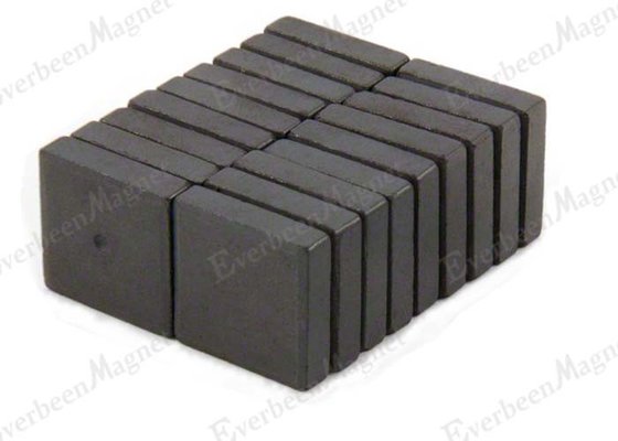 Rectangle Ferrite Block Magnet 19 * 19 * 5 , Ferrite Ceramic Magnets For Motors