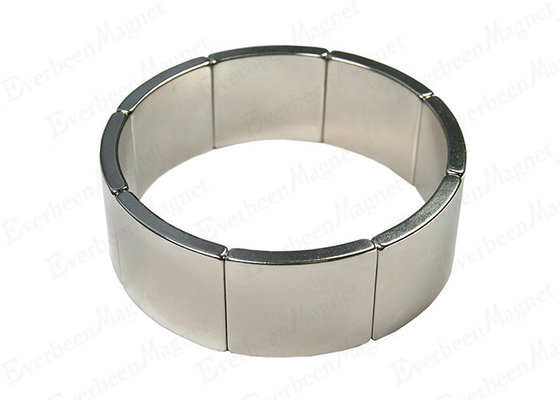 Segment Strong Small Magnets Coated Ni /  Zinc , High Temp Strong Neodymium Magnets