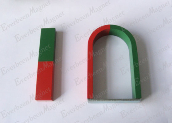 U Shape / Bar Alnico Permanent Magnets Low Coercive Force For Education Science