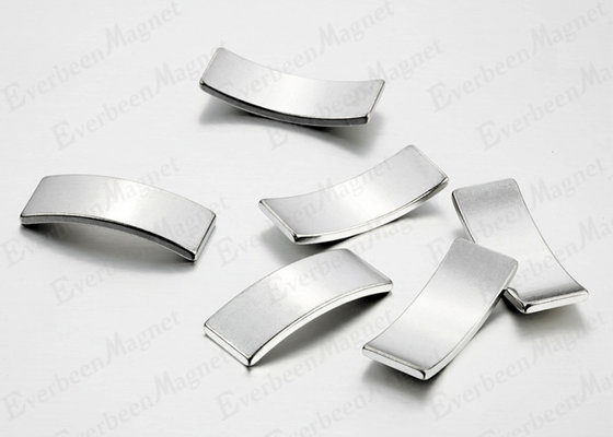 N52 Neodymium Segment Magnets Anti - Rust Low Working Temperature Max Energy Output