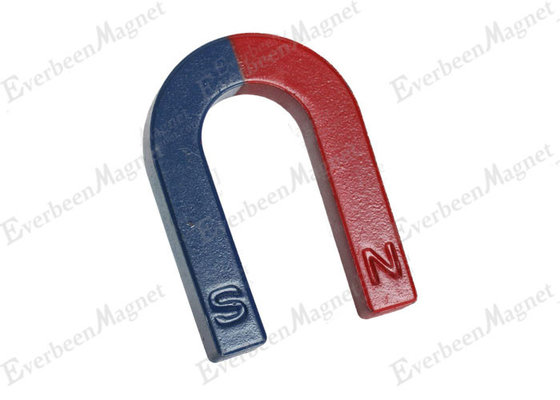 LNG40 Educational u shaped magnet , Red Blue strong horseshoe magnet for Teaching Science