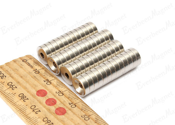 Super Strong Countersunk Neodymium Magnets OD 3 / 4 * 1 / 8 Inch 80 Celsius Degree
