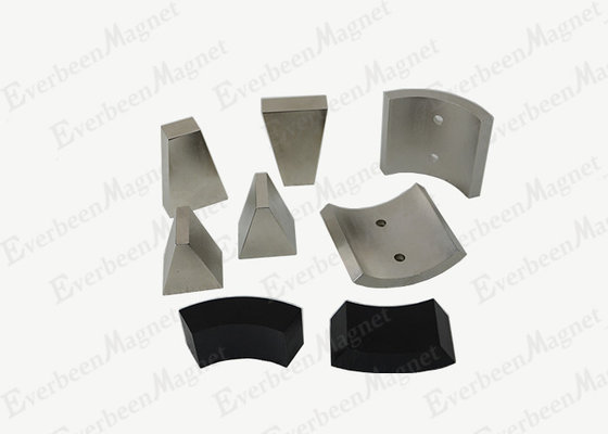 N45 Rare Earth WedgeCustom Neodymium Magnets 80 Celsius Degree For Electric Motorcycle