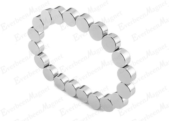 High Flux NdFeB Permanent Magnets High Remanence Dia 5 * 5mm 80 Celsius Degree