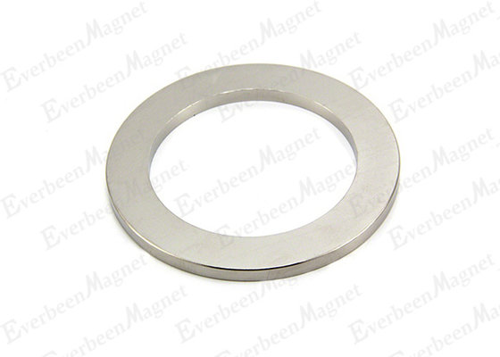 High Remanence Ring NdFeB Permanent Magnets 1 / 2 " Id Hole For Loud Speaker