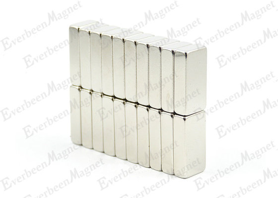 Customized N48 Permanent Neodymium Magnets 1 " X 1 / 2 " X 1 / 8" Thickness For DC Motors