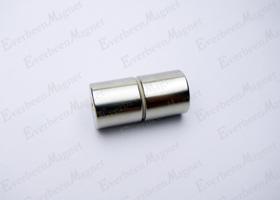 Cylinder Neodymium Rare Earth Magnets Ni Plating 80 Celsius Degree For Electronic Products