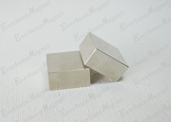 Rectangular Cube Permanent Neodymium Magnets N48 Grade High Temp For Motors