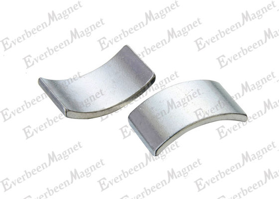 42M Grade Motor /  Arc NdFeB Permanent Magnets Nickel Coated With Tile Shape
