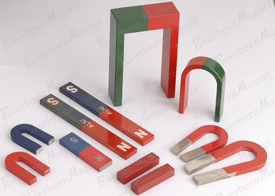 LNG40 Educational u shaped magnet , Red Blue strong horseshoe magnet for Teaching Science