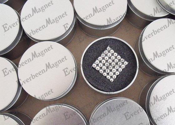 Tiny Magnetic BallsFor  3D Kids Toys , Rare Earth Magnet Balls 1 / 4 " Diameter