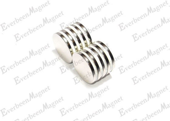 Diameter 1 inch Super Strong Round Neodymium Magnets NiCuNi coated for Electronic Products