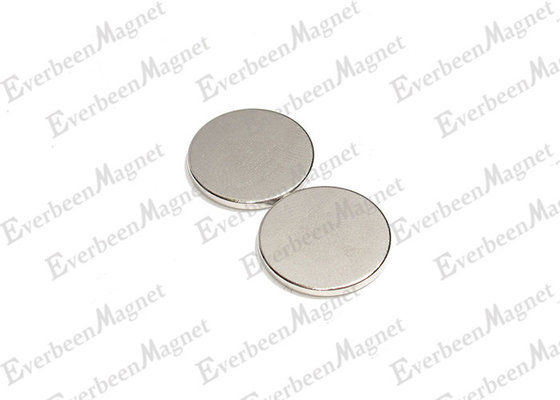Diameter 1 inch Super Strong Round Neodymium Magnets NiCuNi coated for Electronic Products