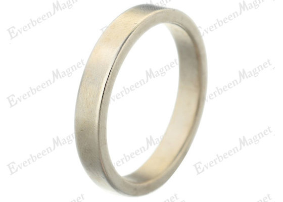 Powerful Ring Rare Earth Magnets N42 , Gold Coating High Energy Large Ring Magnets