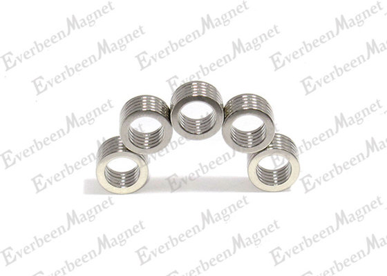 Strong Rare Earth Magnet OD20 MM Nickel Plated Diametrically Magnetized For Sensors
