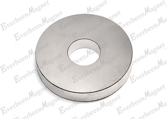 Strong Rare Earth Ring Magnets 7/8" od x 1/4" id x 1/4" thick Axially Magnetized NiCuNi Coated