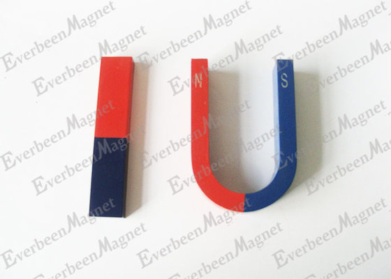 Permanent Cast Alnico 5 Educational Magnet Bar U shape With Eco-Friendly Painting
