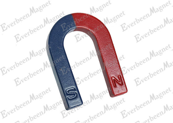Permanent Cast Alnico 5 Educational Magnet Bar U shape With Eco-Friendly Painting
