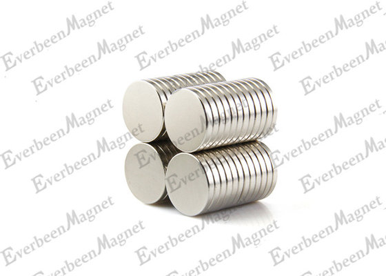 N42 Neodymium Disc Magnets / Rare Earth Neo Ndfeb Permanent Nickel Plating