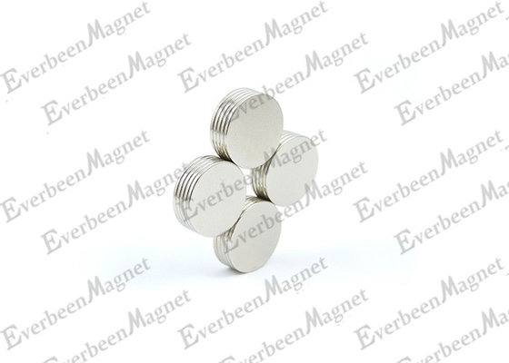 N42 Neodymium Disc Magnets / Rare Earth Neo Ndfeb Permanent Nickel Plating
