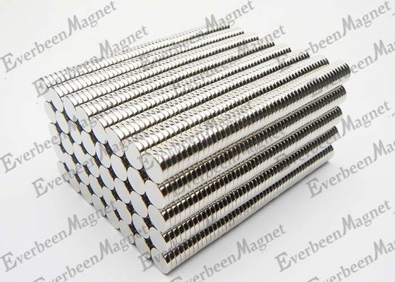 Small Strong Disc Circular Neodymium Magnet Dia3/8 inch For Fasteners / Button